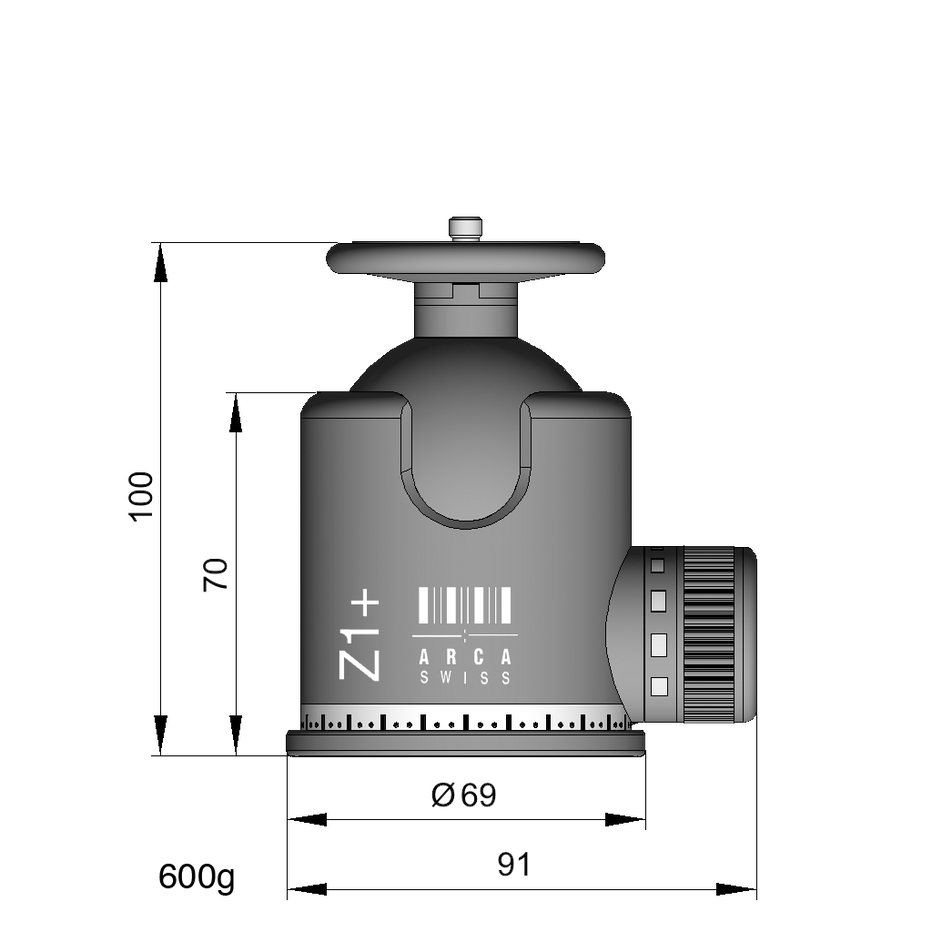 monoball® Z1+ sp threaded disk – ARCA-SWISS USA
