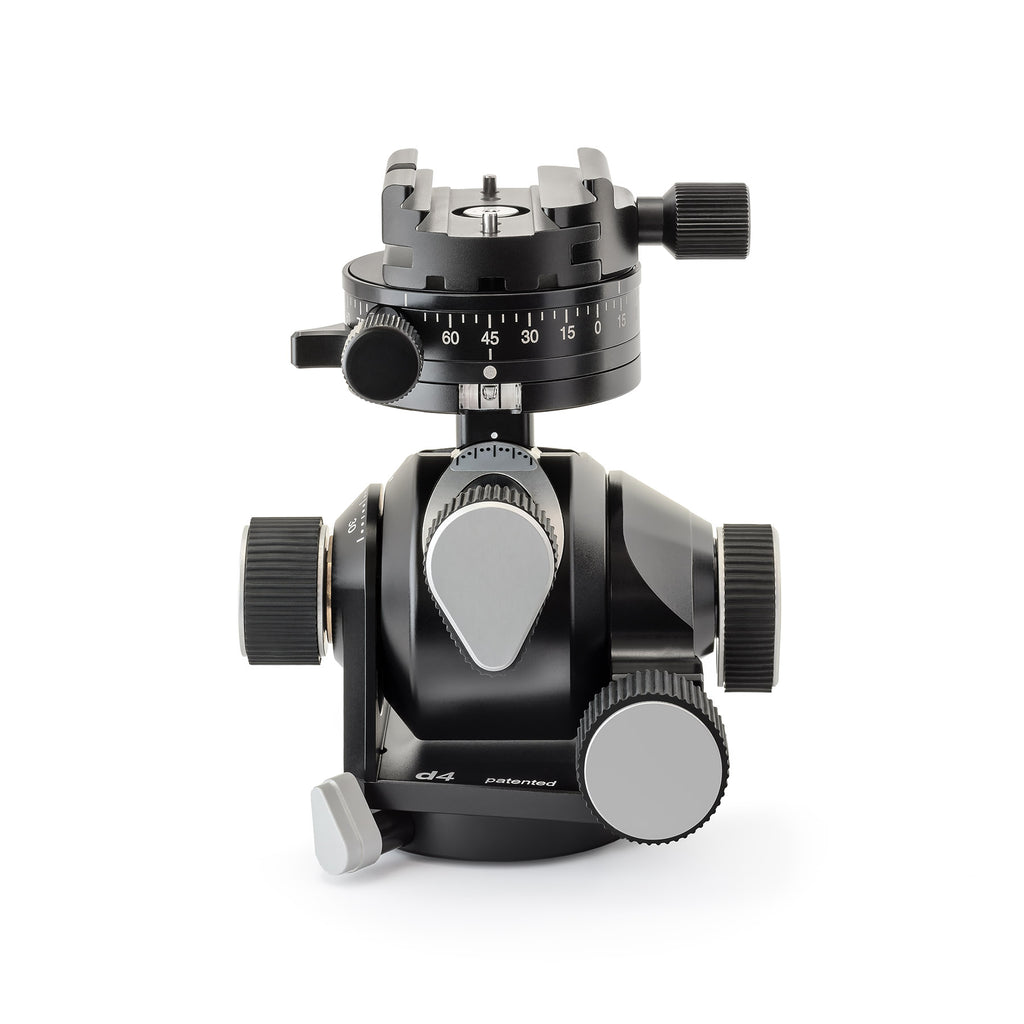 d4 gp Geared Tripod Head with Geared Panning | ARCA-SWISS – ARCA-SWISS USA